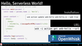 Sling and Serverless, Best Friends Forever? | PPT