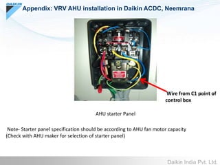 VRV Integration with AHU.pptx