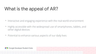 [GDSC @ UoL] Chip Chat | VR vs. AR | PPT