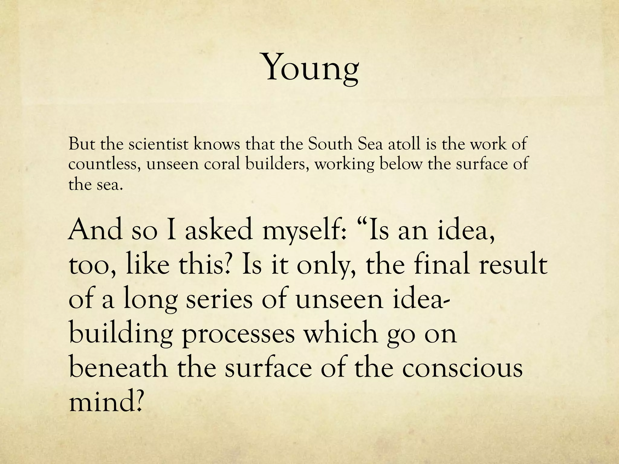 Lecture 3 - The Creative Process | PDF