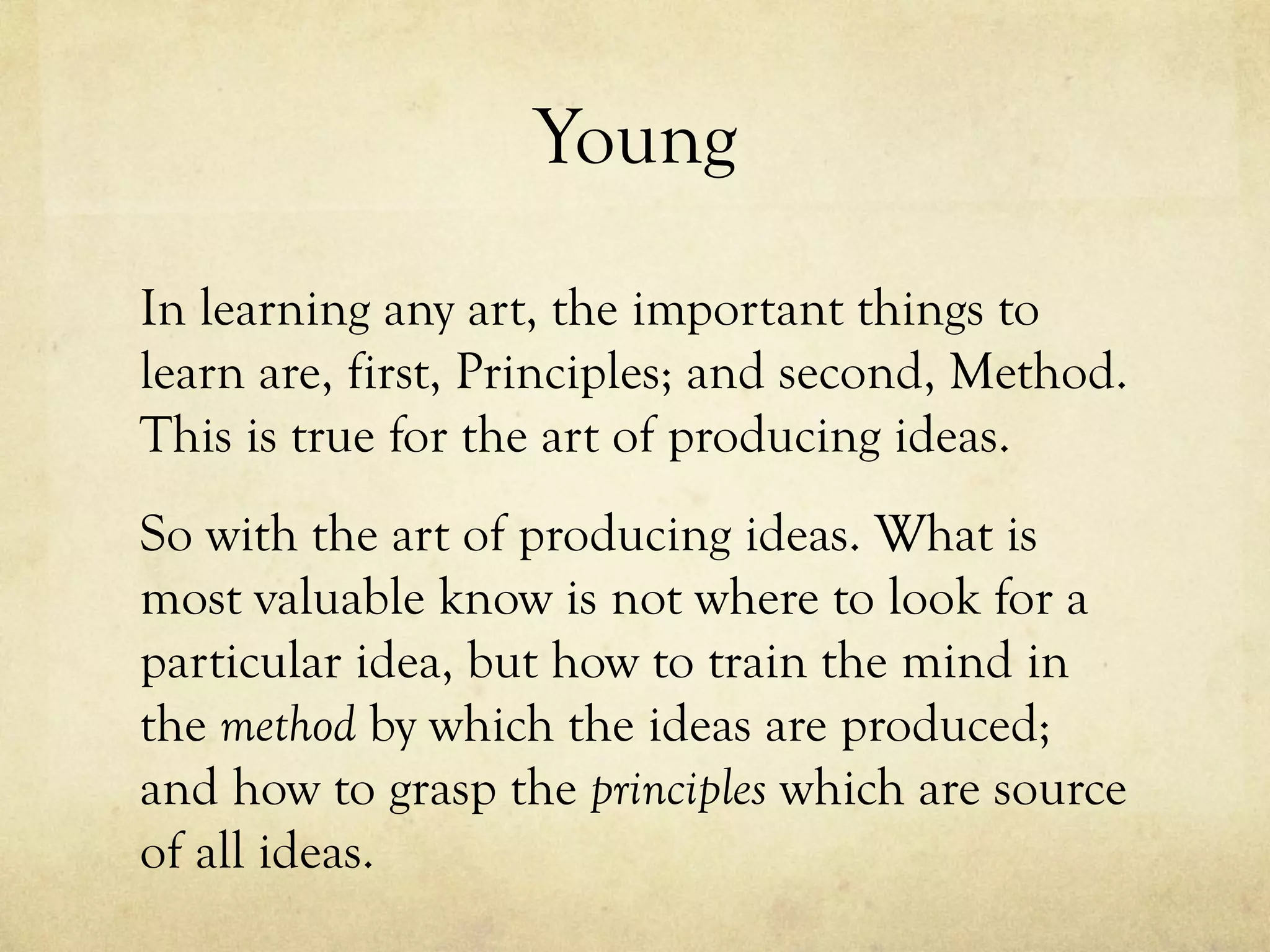 Lecture 3 - The Creative Process | PDF