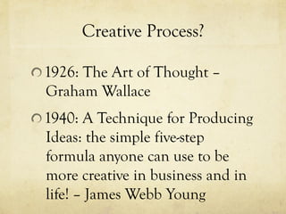 Lecture 3 - The Creative Process | PDF