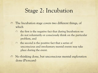 Lecture 3 - The Creative Process | PDF