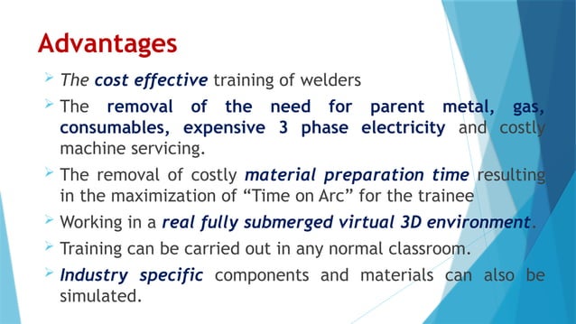 VR Welding simulator for Virtually practice welding using Simulator | PPT
