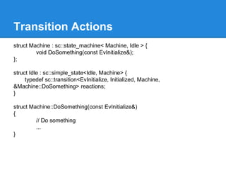 Boost statechart library | PPT