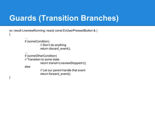 Boost statechart library | PPT