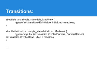 Boost statechart library | PPT