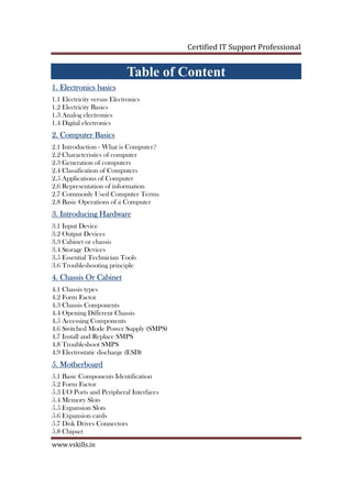 Certified IT Support Professional | PDF | IT and Internet Support ...