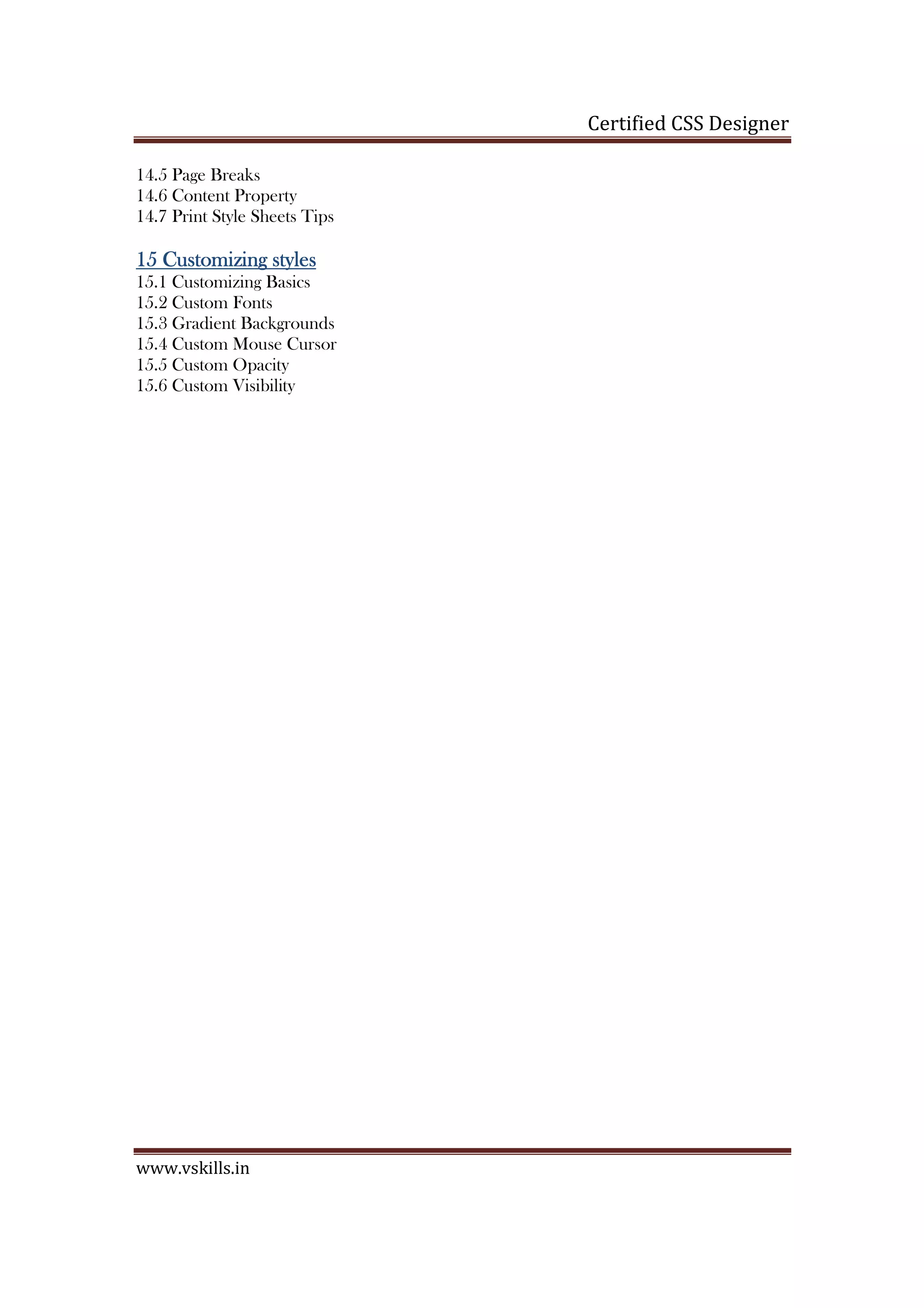 CSS Designer Certification | PDF | Web Design and HTML | Internet