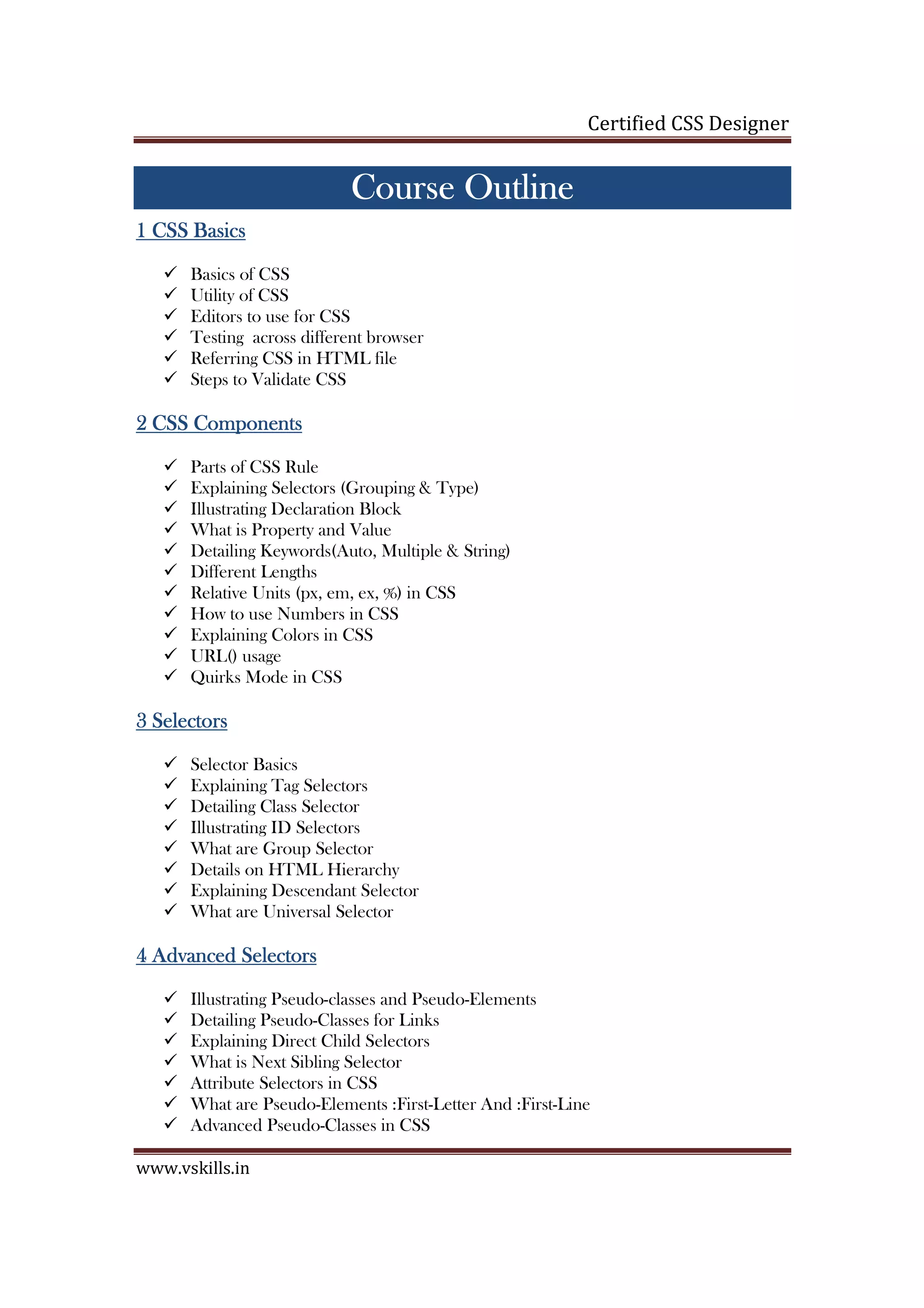 CSS Designer Certification | PDF | Web Design and HTML | Internet