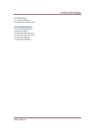 CSS Designer Certification | PDF | Web Design and HTML | Internet