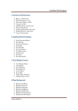 CSS Designer Certification | PDF | Web Design and HTML | Internet