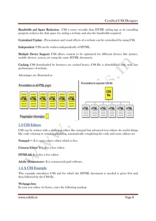 Vskills certified css designer Notes | PDF