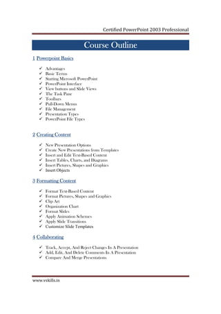 Powerpoint Certification | PDF