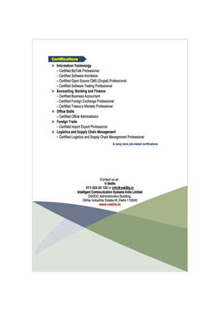 Certified Core Java Developer | PDF