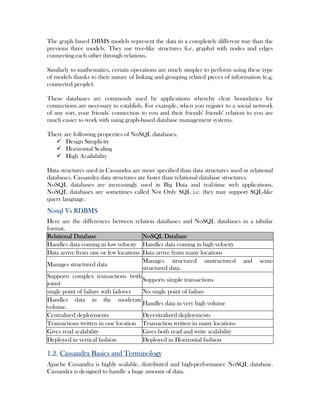 Vskills Apache Cassandra sample material | PDF | Databases | Computer Software and Applications