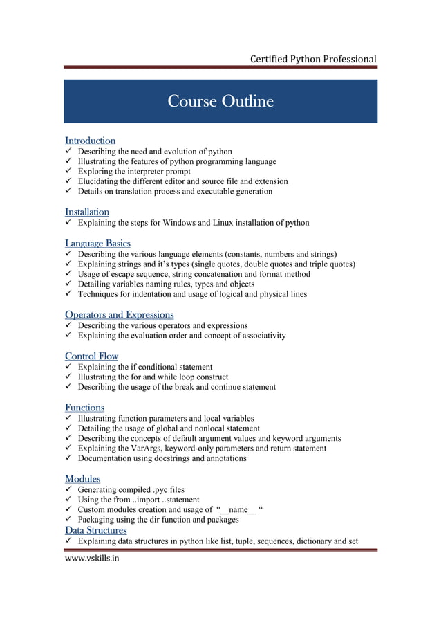 Python Developer Certification | PDF | Web Development | Internet