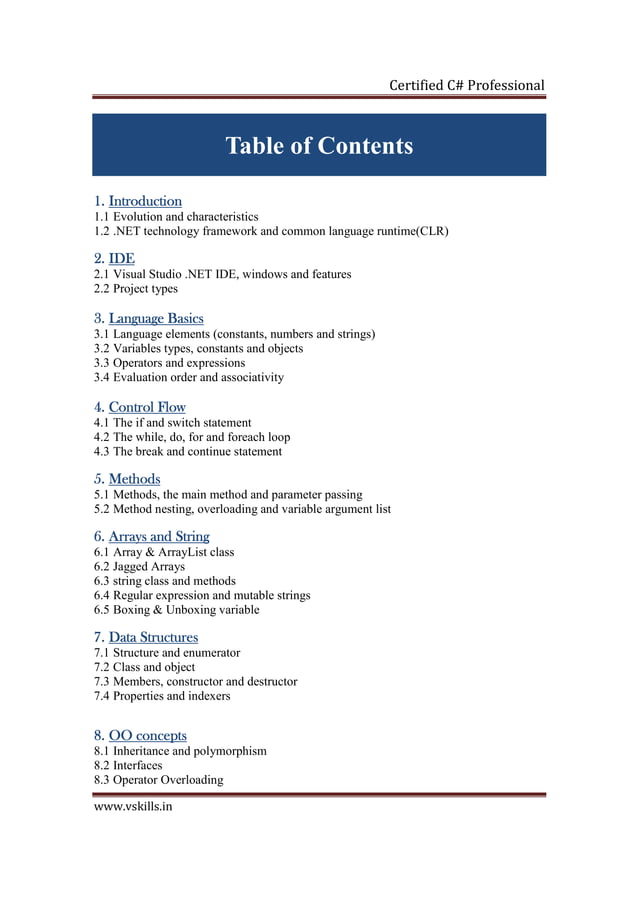 C Sharp Certification | PDF | Programming Languages | Computing