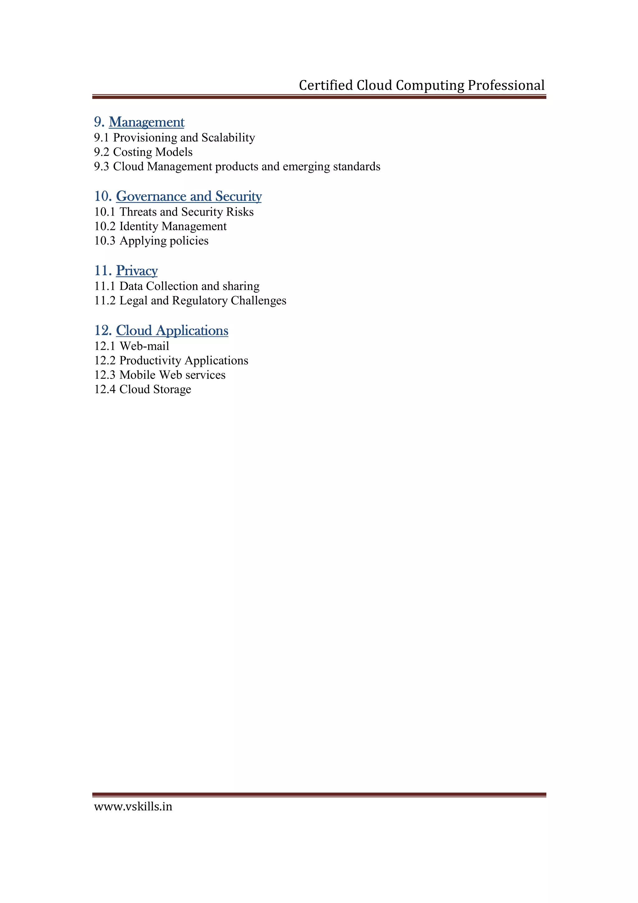 Cloud Computing Certification | PDF