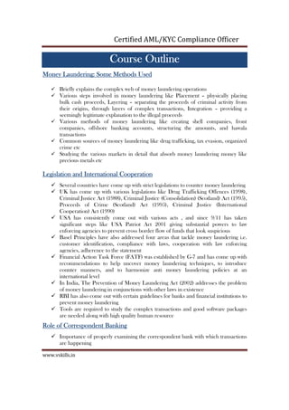 AML KYC Certification | PDF