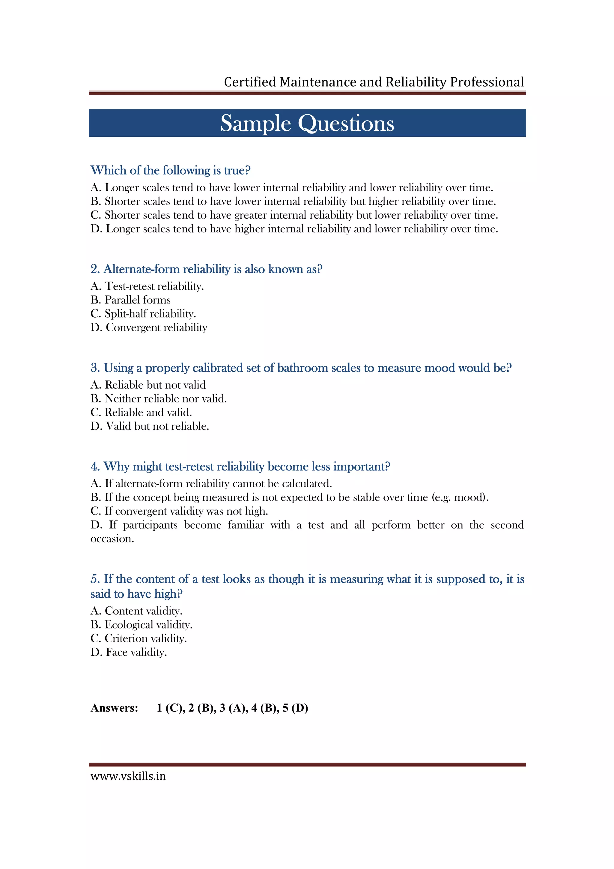 Reliability Certification Pdf Operating Systems Computer Software