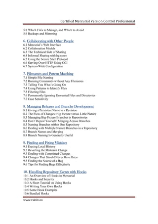 Mercurial Version Certification | PDF