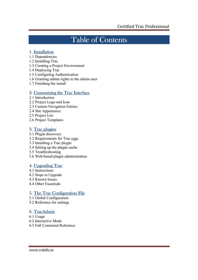 Trac Certification | PDF | Free Download