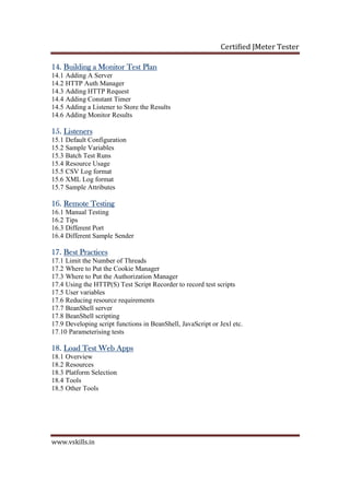 Jmeter Tester Certification | PDF | Web Development | Internet