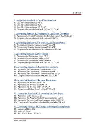 gaap accounting standards Certification | PDF
