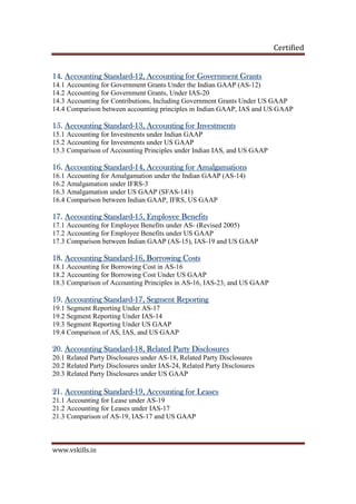 gaap accounting standards Certification | PDF