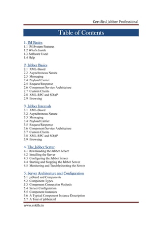 Jabber Certification | PDF