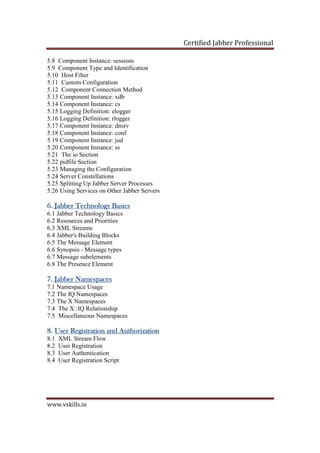 Jabber Certification | PDF