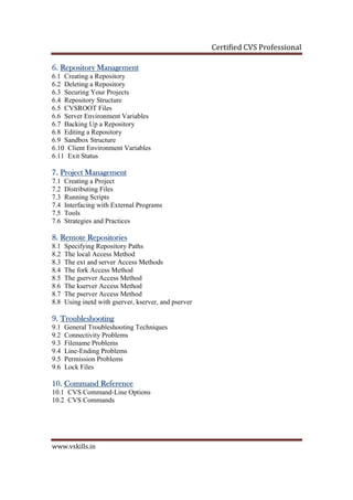 CVS Certification | PDF