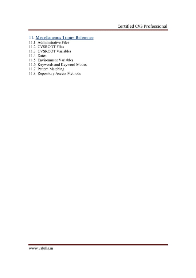 CVS Certification | PDF