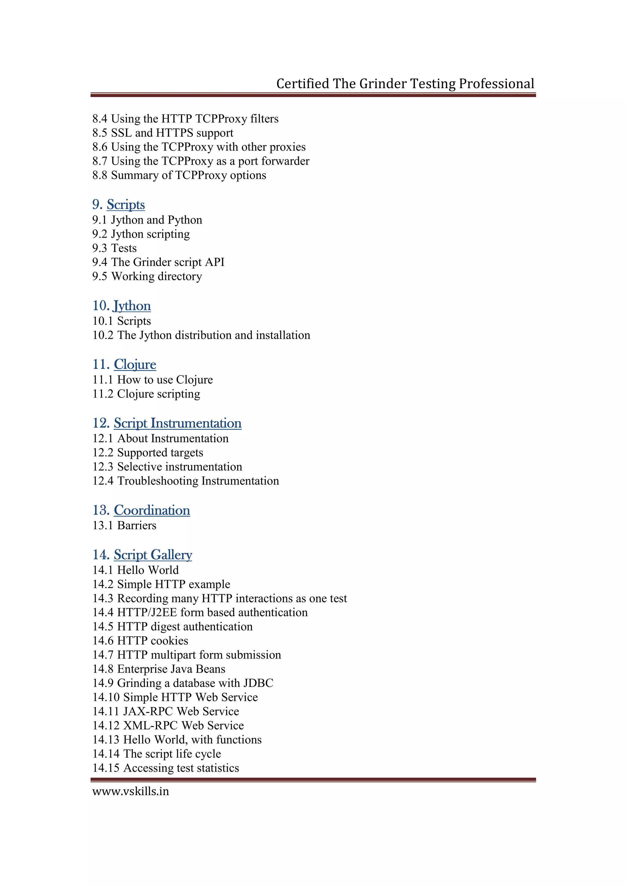 the grinder testing certification | PDF | Web Development | Internet
