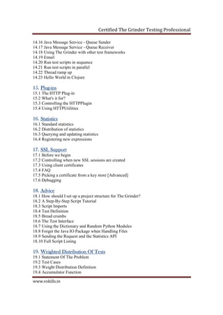 the grinder testing certification | PDF | Web Development | Internet