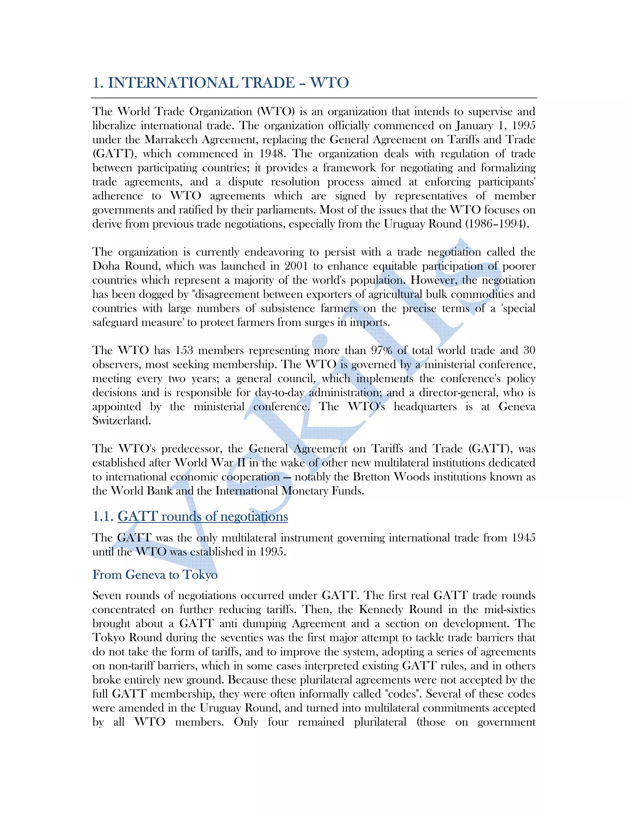 Vskills international trade and forex professional sample material | PDF