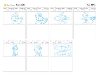 Vignesh animated short film storyboard snippet | PPT