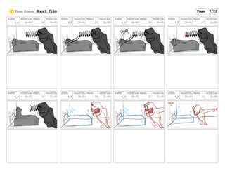 Vignesh animated short film storyboard snippet | PPT