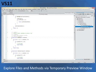Visual Studio 11 die neue IDE | PPT