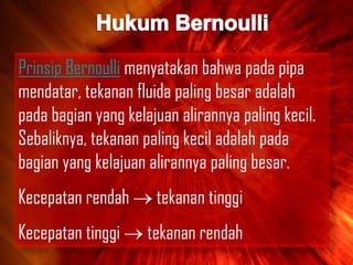 Viskositas, hukum stokes, hukum bernouli | PPTX