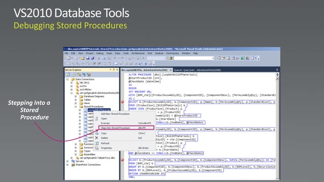 SQL Server Development Tools & Processes Using Visual Studio 2010