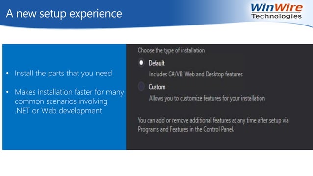 Getting Started with Visual Studio 2015 and C# 6.0 | PPT