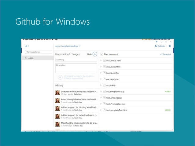 Visual Studio and the git workflow | PPTX