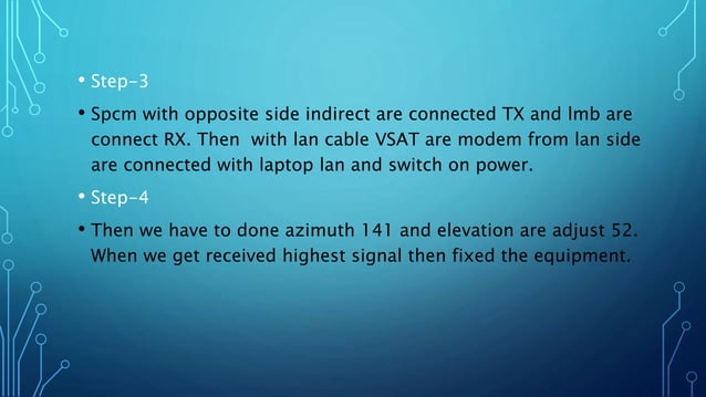 VSAT | PPTX | Computer Networking | Computing