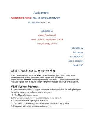 Vsat in computer network | PDF