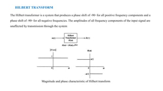 VSB and Hilbert Transform | PPTX