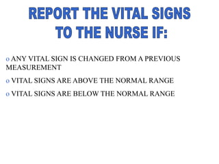 Vital signs | PPT