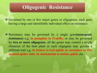 Breeding for insect pest stress in vegetable crops | PPTX | Agriculture ...