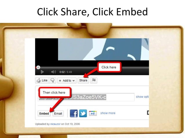 Embedding a Video to your Netvibes Dashboard | PPT